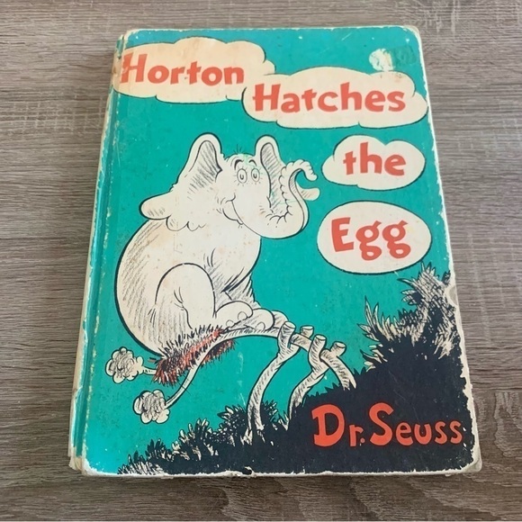 Vintage | Toys | 94 First Printing Horton Hatches The Egg By Dr Seuss ...